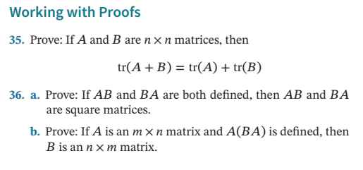 Solved Working with Proofs 35. Prove: If A and B are nxn | Chegg.com