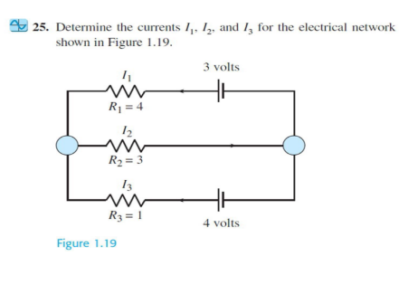 Solved 71. Determine the currents 1₁, 12, and 13 for the | Chegg.com