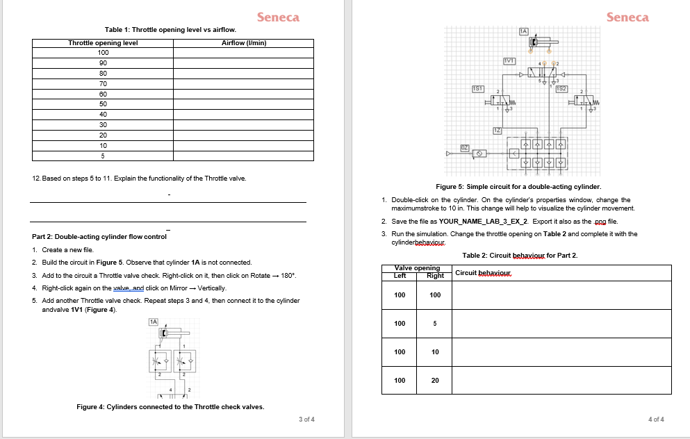 Seneca MEC355 - Lab 3: Cylinders- Speed Control | Chegg.com