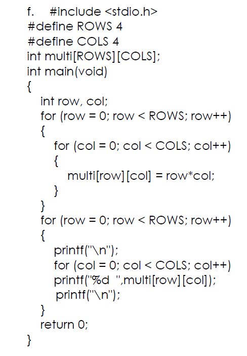 Solved Determine the output of the following C program | Chegg.com