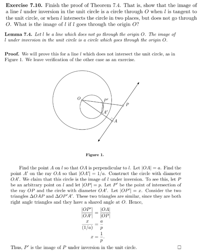 Solved by an EXPERT Finish the proof of ﻿Theorem 7.4. ﻿That is, ﻿show | Chegg.com