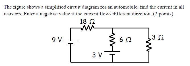 Solved The figure shows a simplified circuit diagram for an | Chegg.com