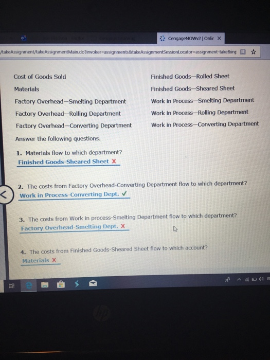 Errors in Equivalent Unit Computatiorn Napco Refining | Chegg.com