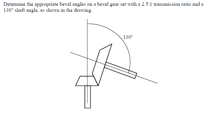 Solved Determine the appropriate bevel angles on a bevel | Chegg.com