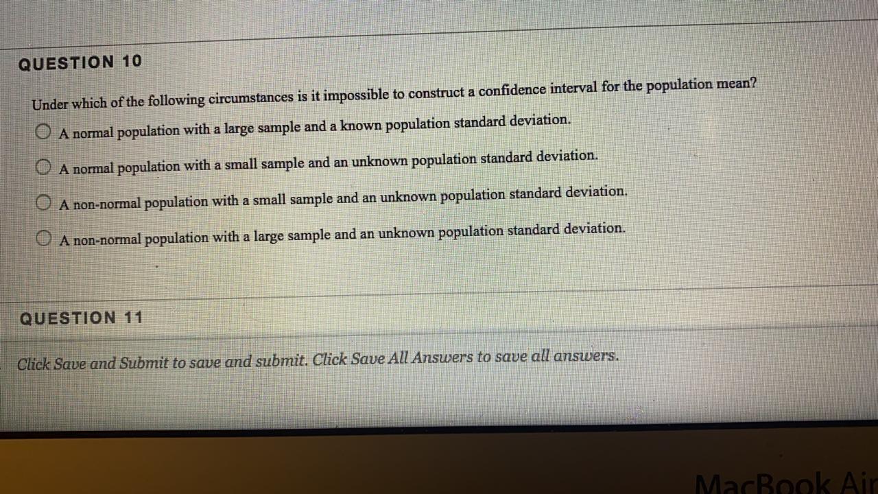 Solved QUESTION 10 Under which of the following | Chegg.com