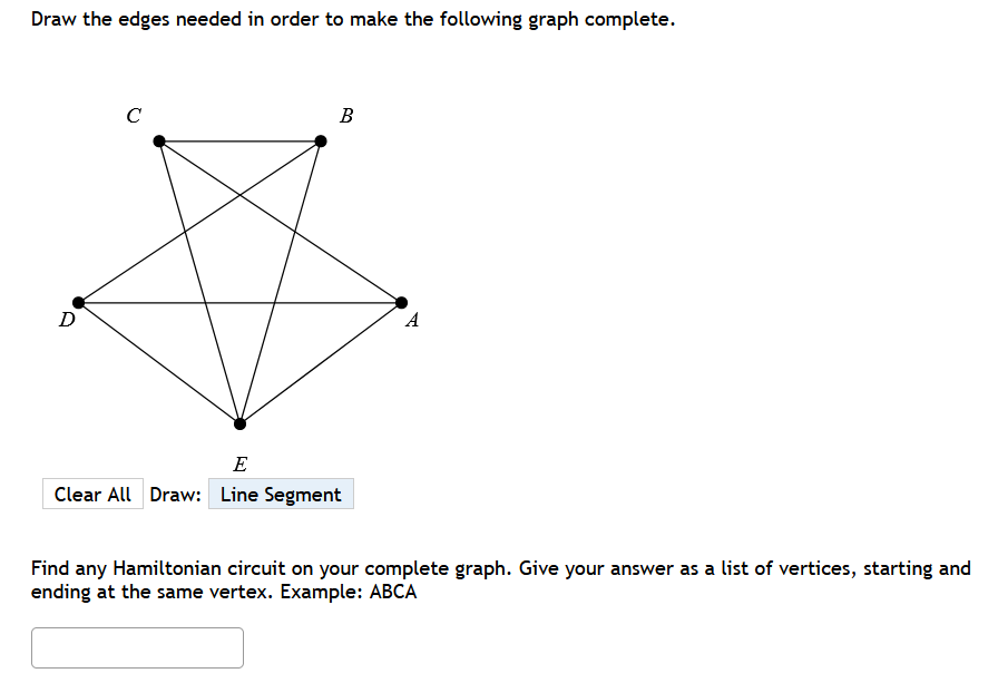 Solved Draw the edges needed in order to make the following | Chegg.com