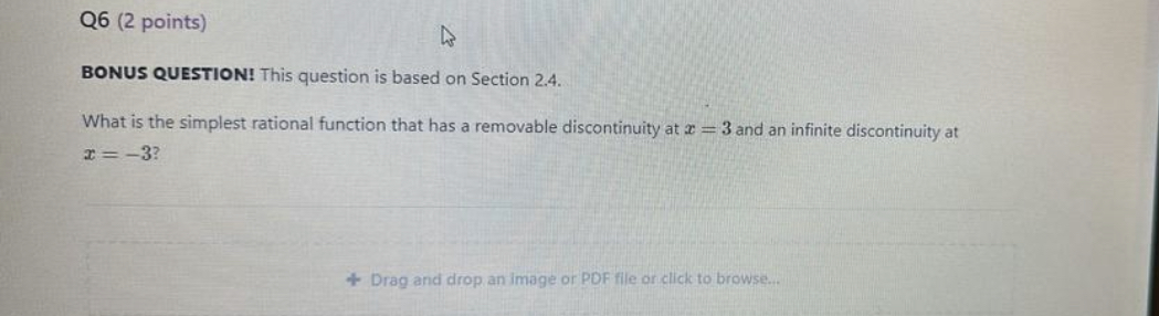 Solved BONUS QUESTION! This question is based on Section | Chegg.com Solved BONUS QUESTION! This question is based on Section | Chegg.com