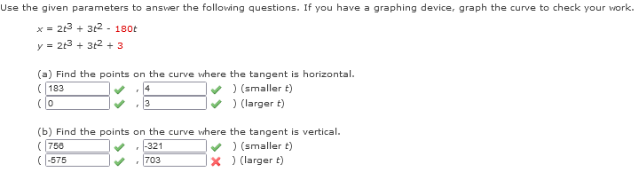 Solved Use the given parameters to answer the following | Chegg.com