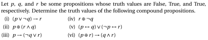 Solved Let p,q, and r be some propositions whose truth | Chegg.com