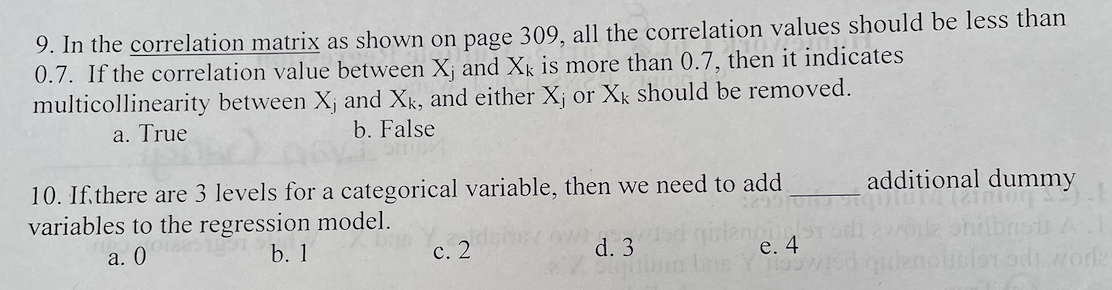 Solved 4. When using the regression tool of Excel on a | Chegg.com