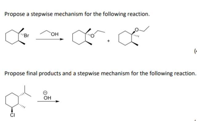 Solved Propose a stepwise mechanism for the following | Chegg.com