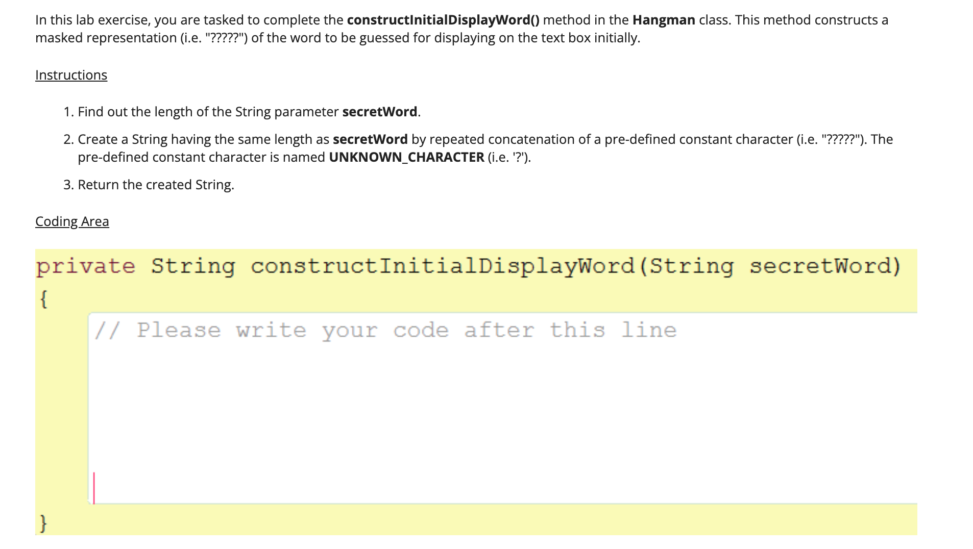 Solved In this lab exercise, you are tasked to complete the | Chegg.com