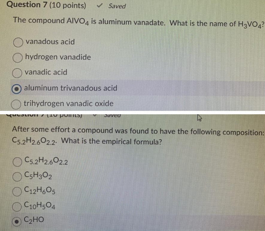 Solved Hi, I was wondering what the answers to these were. | Chegg.com