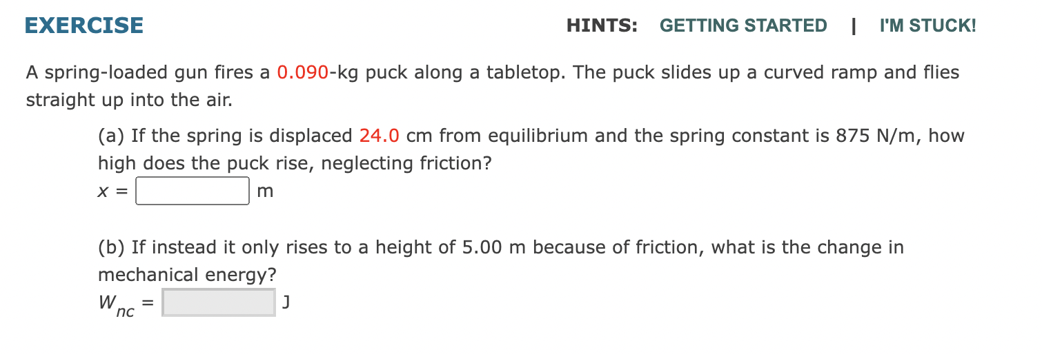 Solved EXERCISE HINTS: GETTING STARTED I'M STUCK! A | Chegg.com