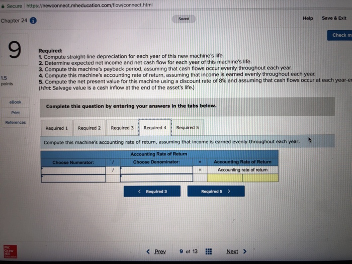 Solved Savwed Chapter 24 Help Save & Exit Submit Check my | Chegg.com