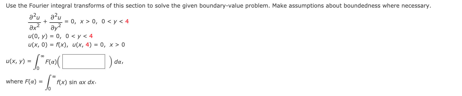 Solved อาน Use the Fourier integral transforms of this | Chegg.com