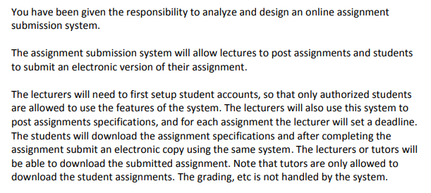 Solved You have been given the responsibility to analyze and | Chegg.com