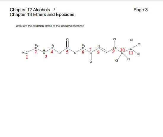 Solved Chapter 12 Alcohols/ Chapter 13 Ethers and Epoxides | Chegg.com