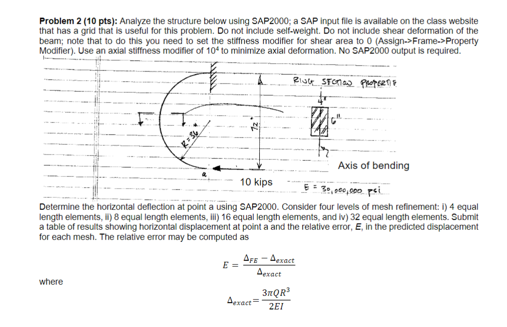 Solved Problem 2 (10 pts): Analyze the structure below using | Chegg.com