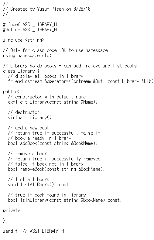 Solved Write a C++ class with separate .h and .cpp file, use | Chegg.com