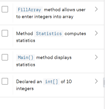 Solved In the Main( ) method, display all the statistics in | Chegg.com