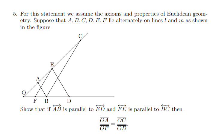 Solved For this statement we assume the axioms and | Chegg.com