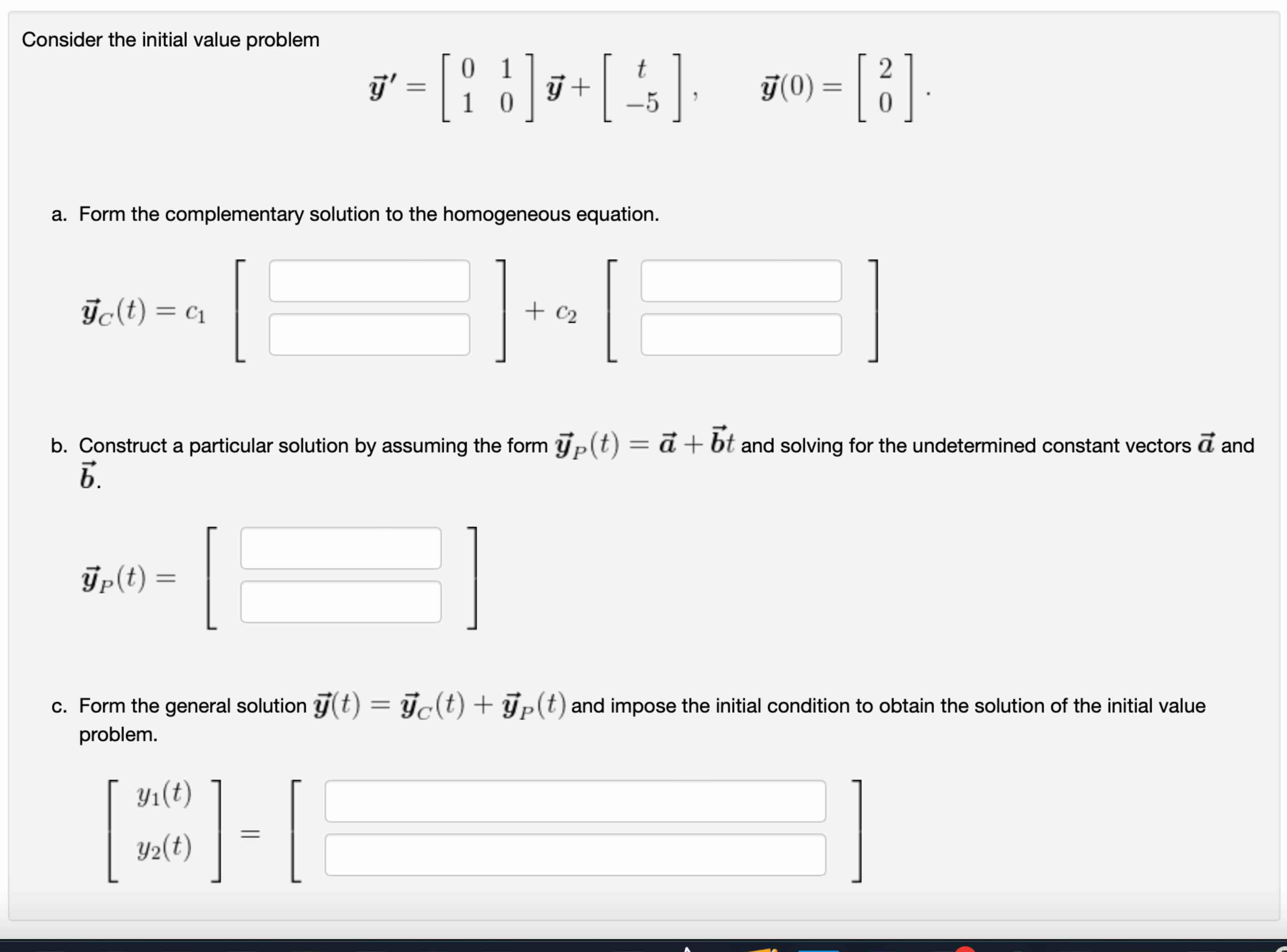 Solved Consider the initial value | Chegg.com