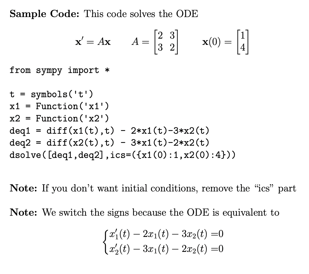 Problem 1: (10 points, 5 points each) Use the pplane | Chegg.com