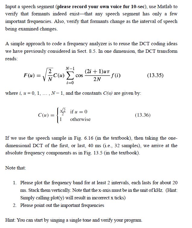 Solved Can I Get A Simple Matlab Code That Could Do This 4476