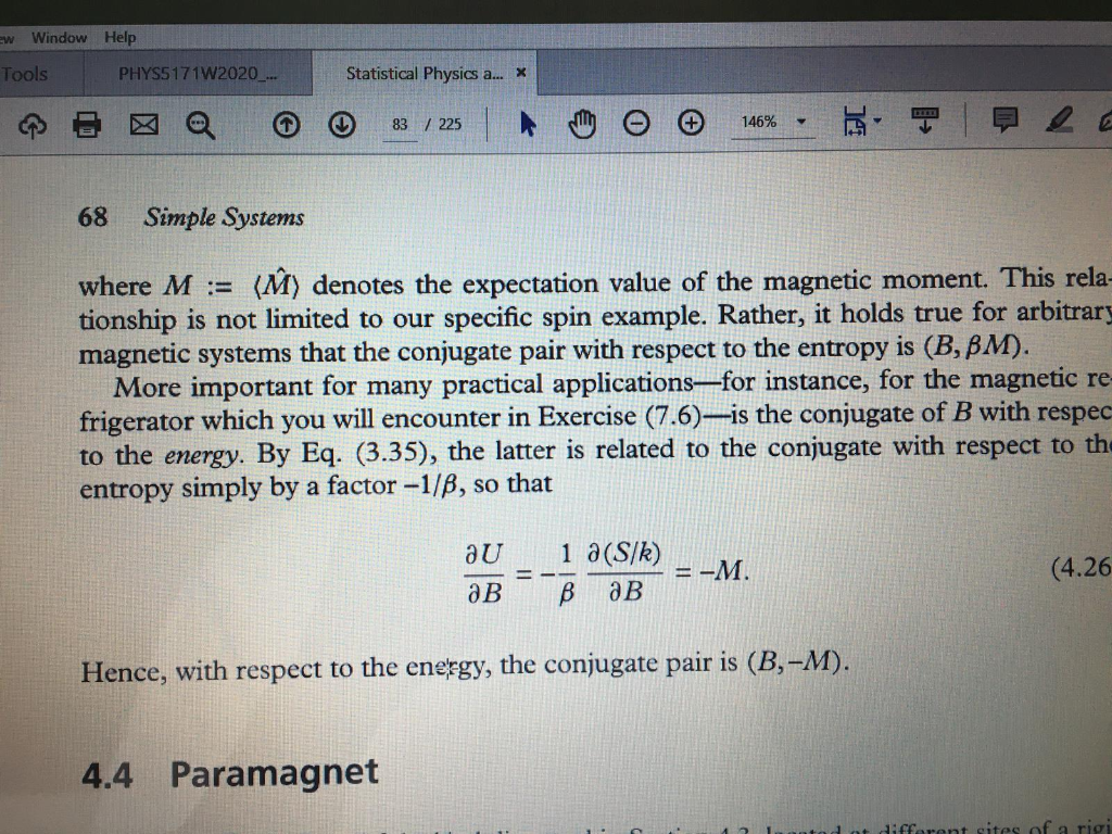 Solved Question 5 Consider the N-lattice Ising Paramagnet | Chegg.com