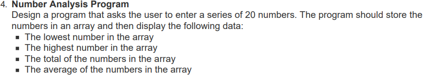 Solved 1. Total Sales The Total Sales Problem Design a | Chegg.com