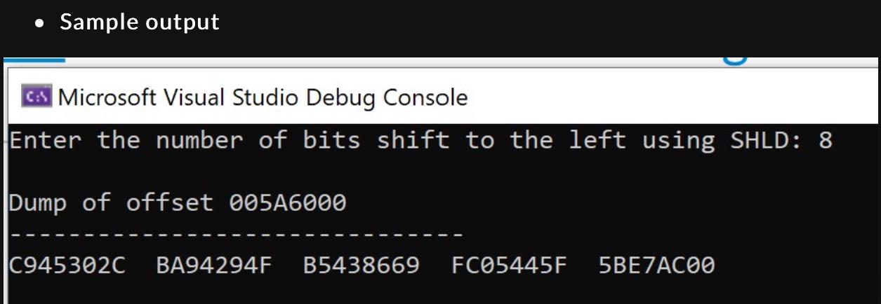 Solved In Assembly Language Write A Procedure That Performs