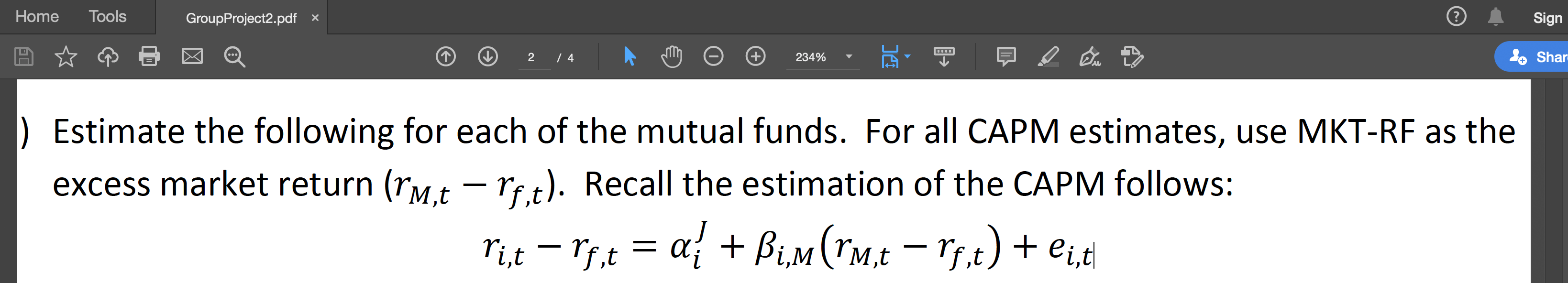 h. Non-systematic (idiosyncratic) risk using the CAPM | Chegg.com