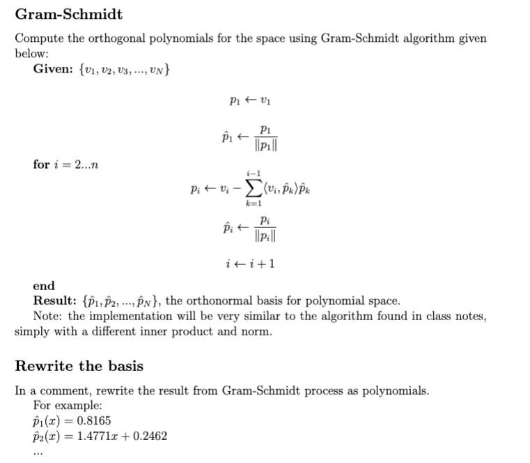 Solved Use a computer sci expertGram-SchmidtCompute the | Chegg.com