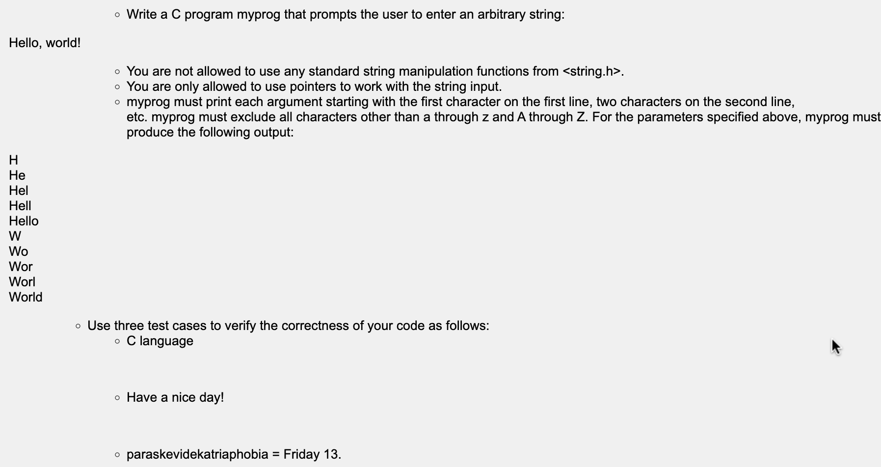 Solved Write A C Program Myprog That Prompts The User To 