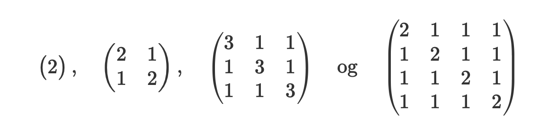 Calculate the determinants ofby reducing the matrices | Chegg.com