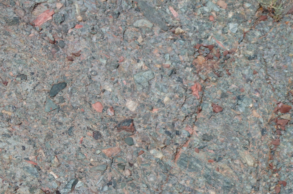 Solved These photographs represent clastic sedimentary rocks | Chegg.com