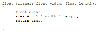 Solved #include float rectangle (Float, float); float | Chegg.com