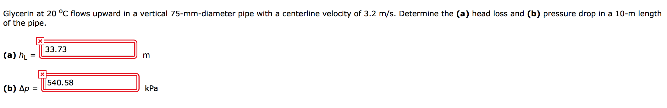 Solved Glycerin at 20 °C flows upward in a vertical | Chegg.com