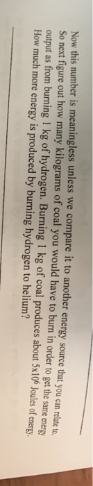 Solved Now this number is meaningless unless we compare it | Chegg.com