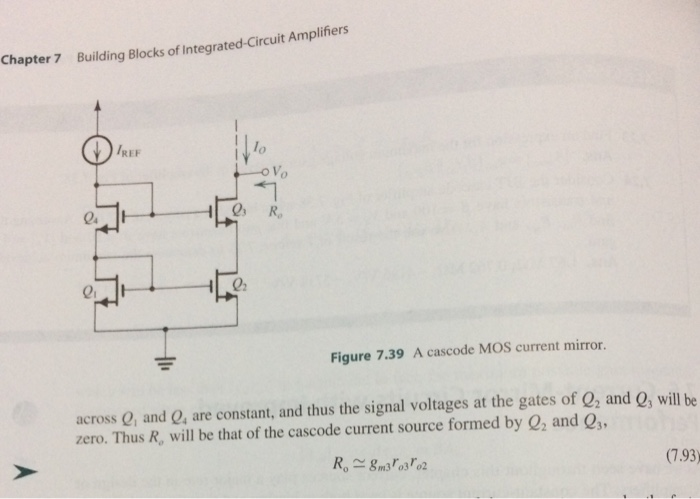 Solved Section 7.6: Current-Mirror Circuits with Improved | Chegg.com