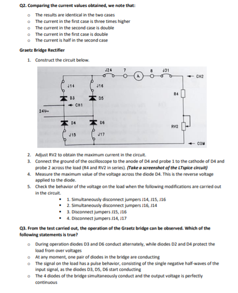 Solved FULL WAVE RECTIFIERS (LTspice Simulation Only) | Chegg.com