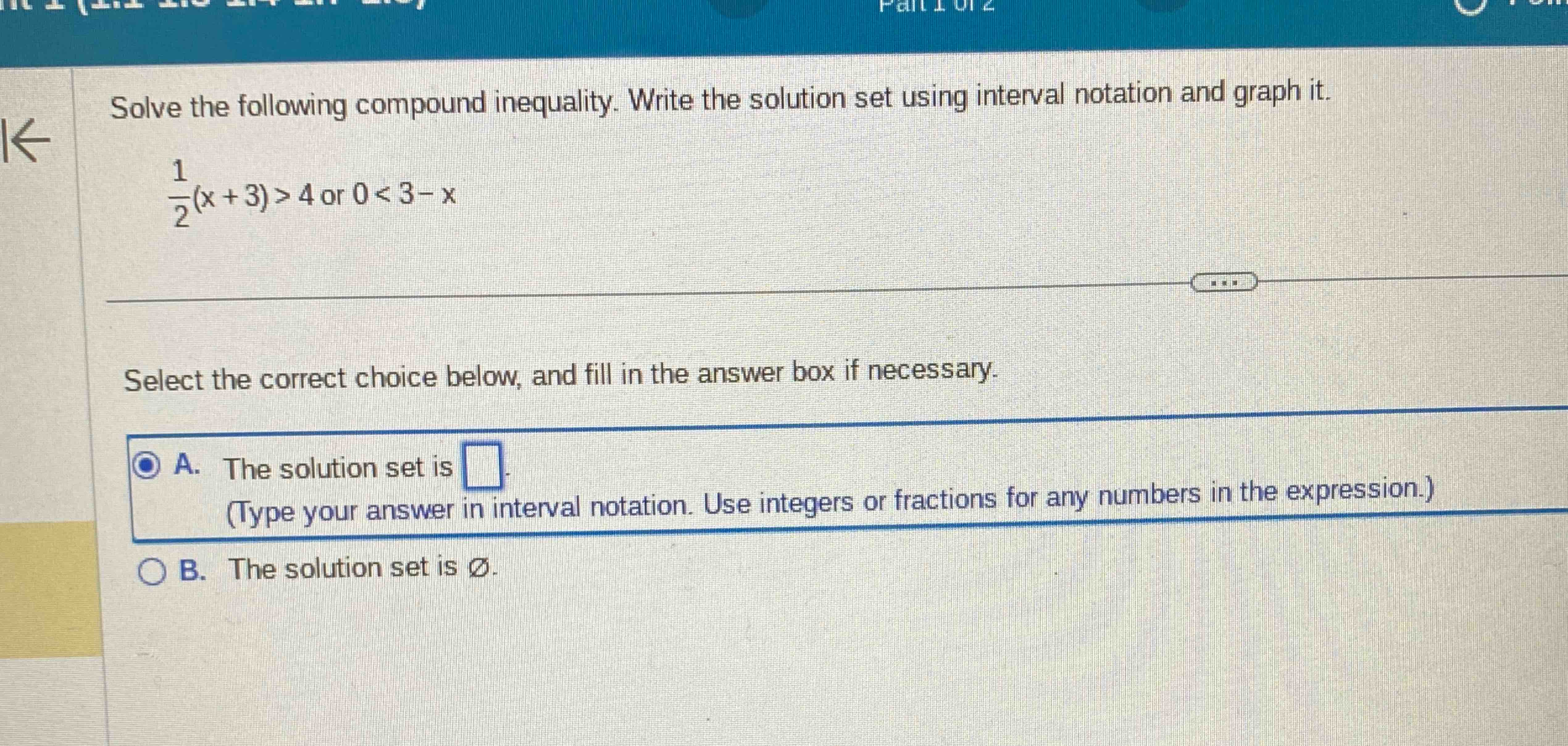 Solved solve the following compound inequality. Write the | Chegg.com