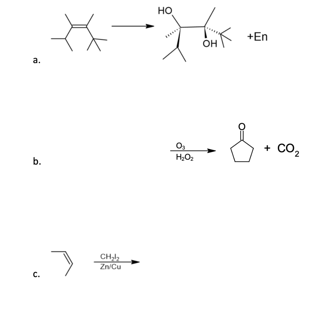 Solved Fill in any missing component (substrate, reagent, or | Chegg.com