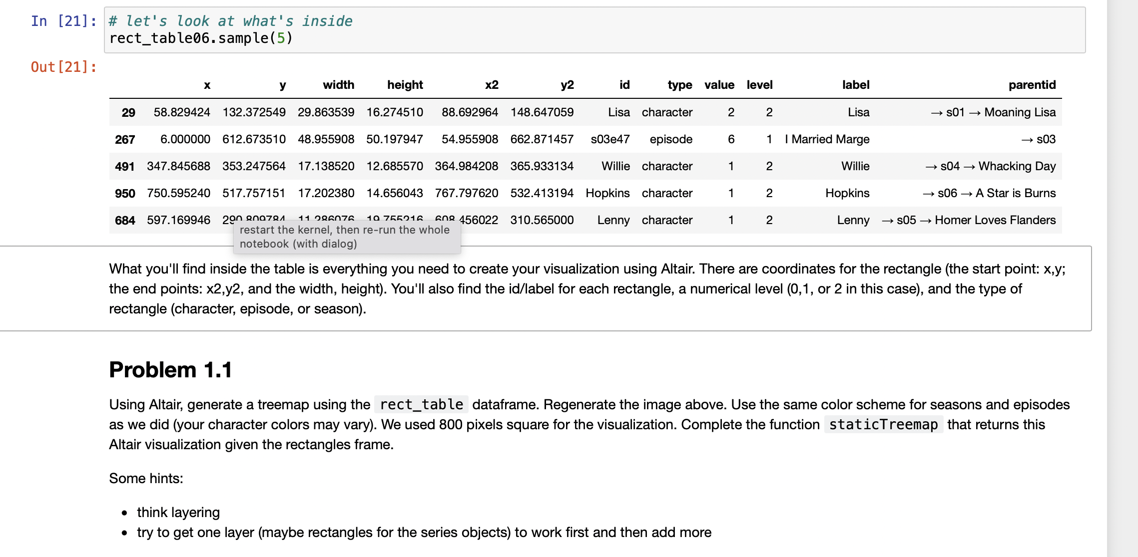 Solved What you'll find inside the table is everything you | Chegg.com