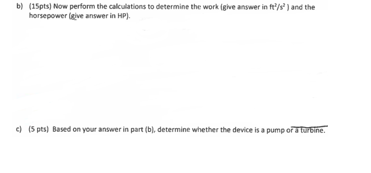 [Solved]: (35 points) Water flows from a lake as shown in