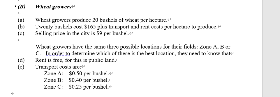 A. Vegetable growers (a) (b) (c) Vegetable growers | Chegg.com