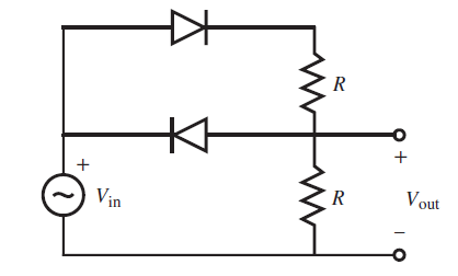 Solved For the following circuit, assuming ideal diodes and | Chegg.com