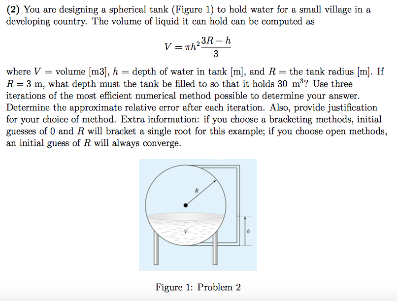 Solved (2) You are designing a spherical tank (Figure 1) to | Chegg.com
