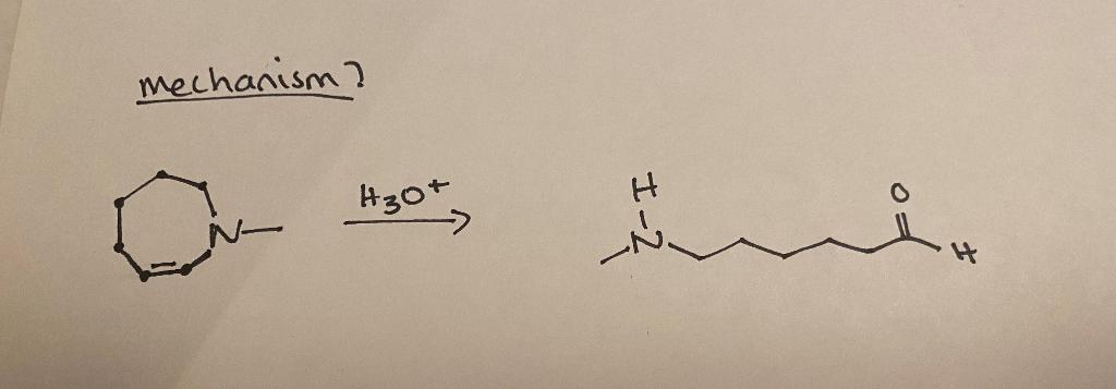 Solved mechanism? H30+ I-2 | Chegg.com